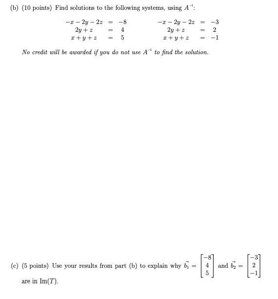 Solved 1. (25 points) Bijective Transformations R" + R" & | Chegg.com