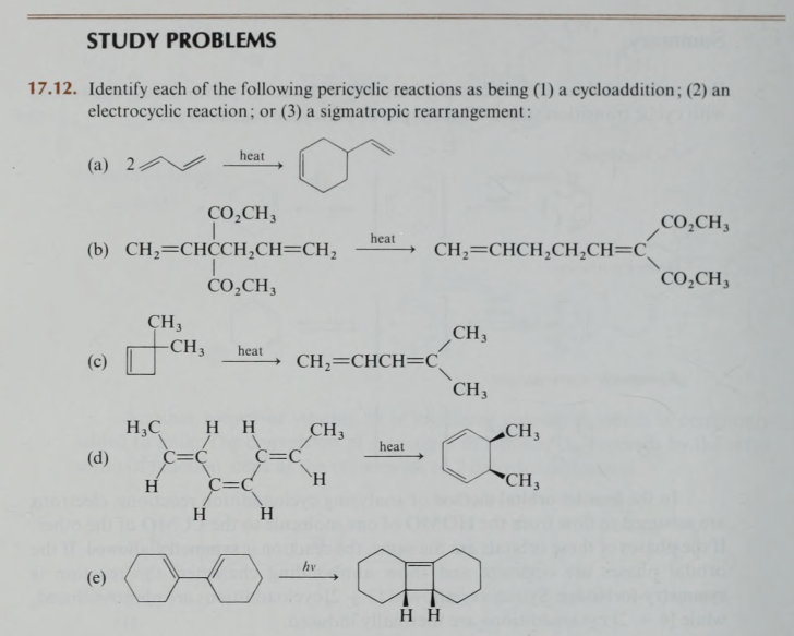 Solved STUDY PROBLEMS 17.12. Identify each of the following | Chegg.com