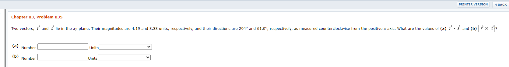 Solved PRINTER VERSION 4 BACK Chapter 03, Problem 035 Two | Chegg.com