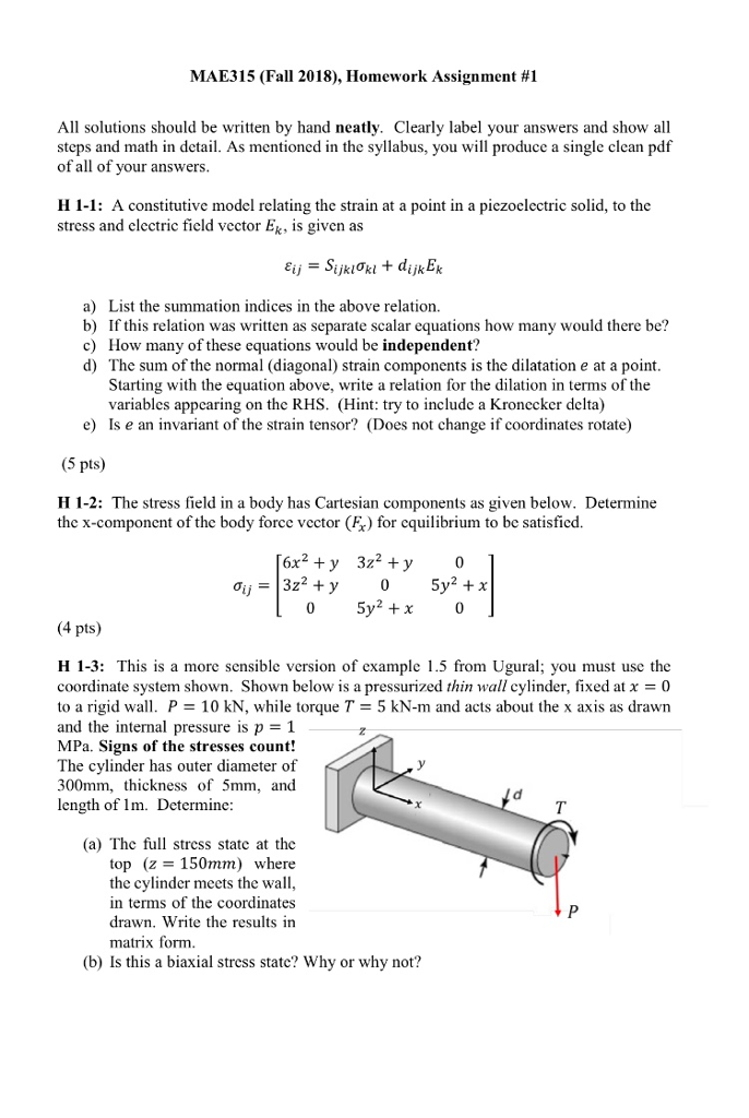 Mechanical engineering : Analysis of structure course | Chegg.com