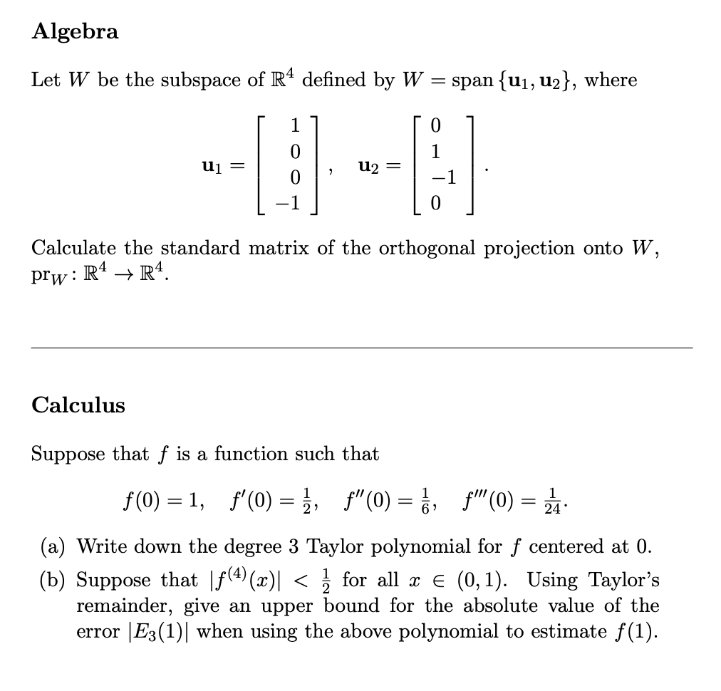 Solved CalculusSuppose that f ﻿is a function such | Chegg.com
