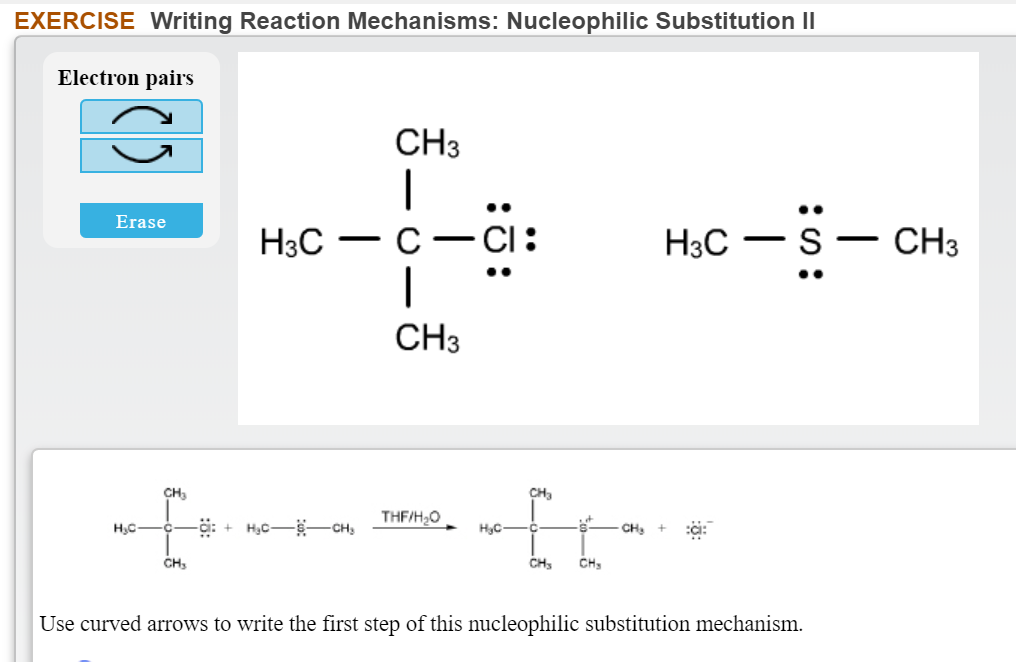 Solved EXERCISE Writing Reaction Mechanisms: Nucleophilic | Chegg.com