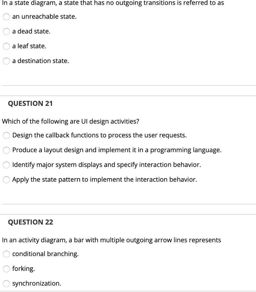 In a state diagram, a state that has no outgoing | Chegg.com