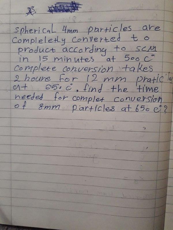 Solved 23 spherical 4mm particles are Complelethy converted | Chegg.com