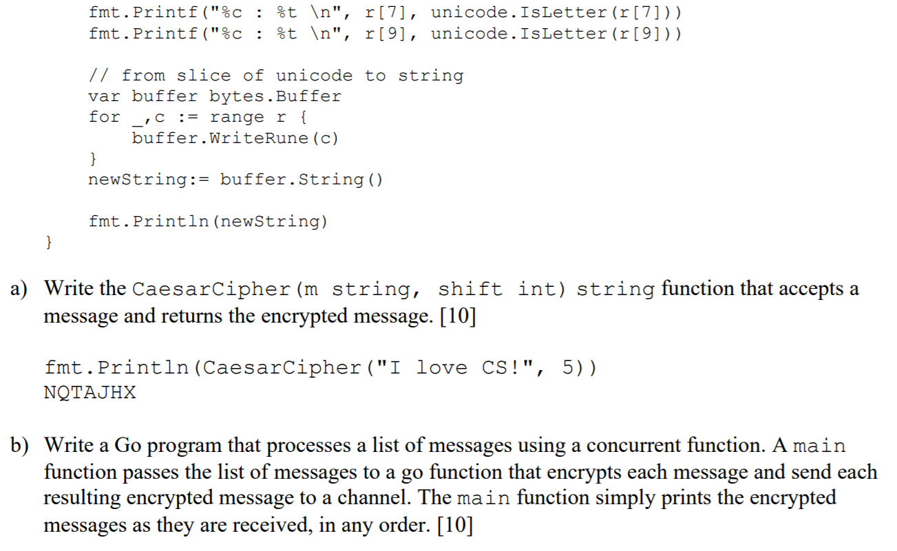 Solved The Caesar Cipher is an ancient cryptographic scheme | Chegg.com