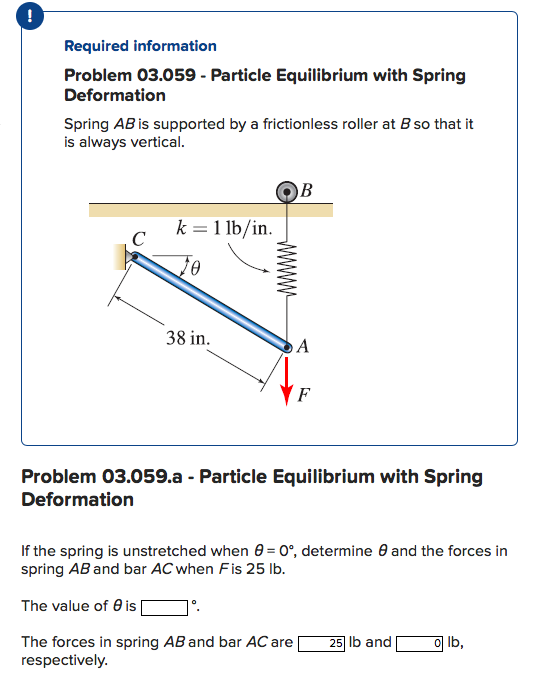 Solved ! Required information Problem 03.059 - Particle | Chegg.com
