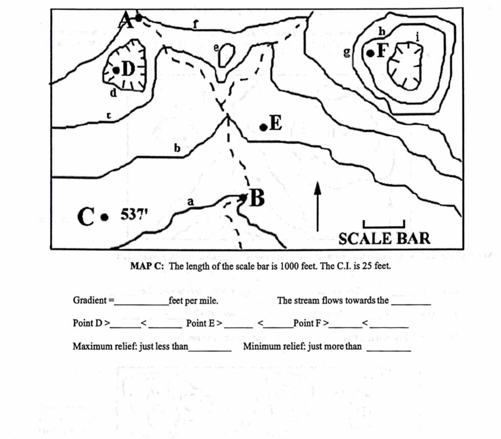 Solved xercise 2. Completing Contour Maps with Different | Chegg.com