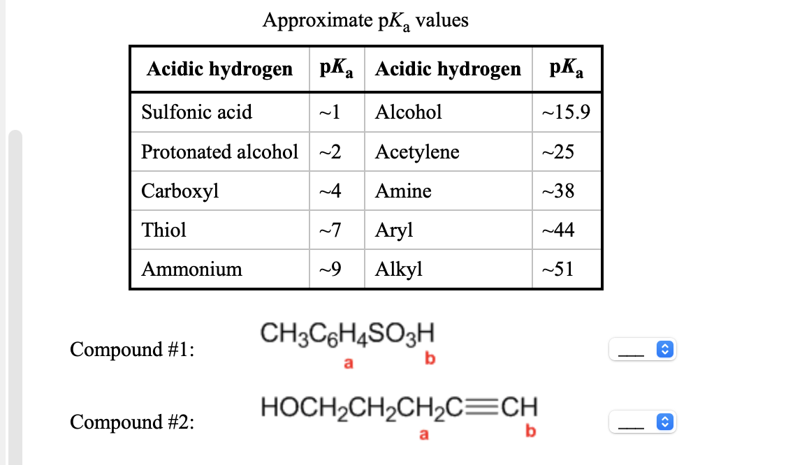 Solved Identify the most acidic hydrogen in the following | Chegg.com
