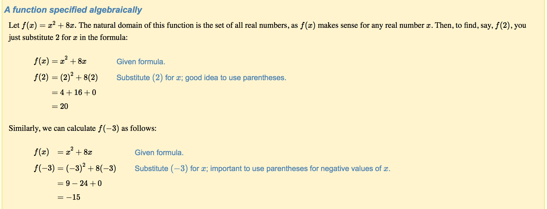 Solved Let f(x) = x2 + 8x Solve for -f(n)=_____ MAKE SURE | Chegg.com