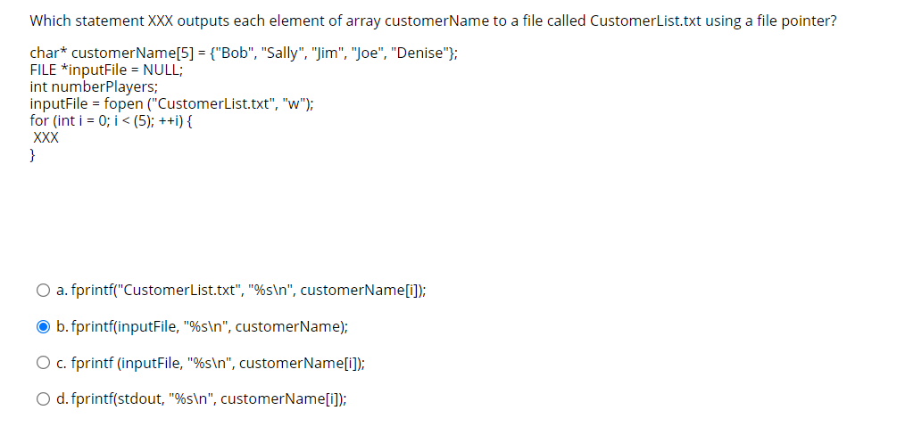 Solved Which statement outputs "Success!" to the system's | Chegg.com