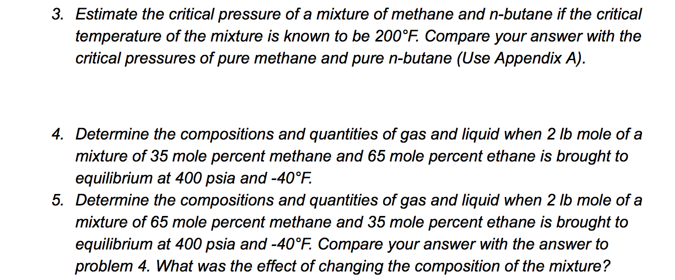 Estimate the critical pressure of a mixture of | Chegg.com