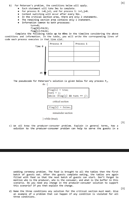 3. a) Remember this readers-writers synchronization | Chegg.com