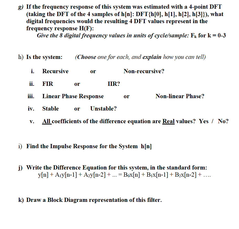 Solved Problem #2: Digital Filter Description A causal | Chegg.com