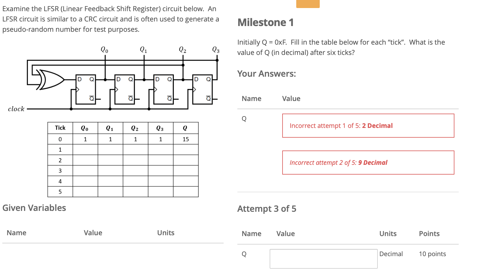 Solved Examine the LFSR (Linear Feedback Shift Register) | Chegg.com Solved Examine the LFSR (Linear Feedback Shift Register) | Chegg.com