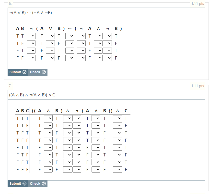 Solved ¬(A∨B)↔(¬A∧¬B) | Chegg.com