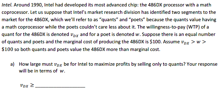 Solved Intel. Around 1990, Intel had developed its most | Chegg.com