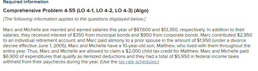 Solved Required information Comprehensive Problem 4-55 (LO | Chegg.com