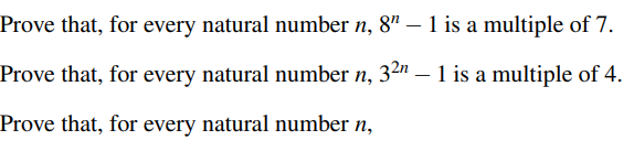 Solved Prove that, for every natural number n,8n−1 is a | Chegg.com