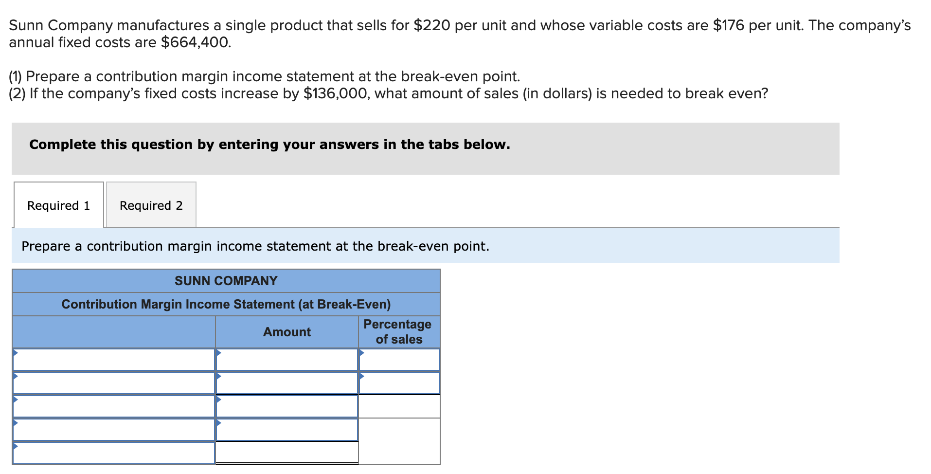 Solved Exercise 5-7 (Algo) Contribution margin LO A1 A jeans | Chegg.com