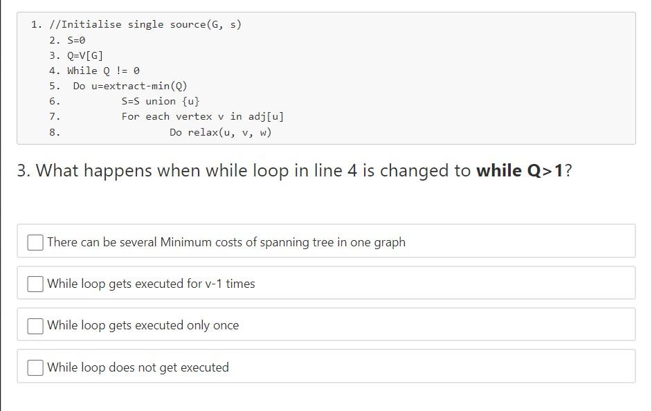 Solved 1. Can we perform maximum spanning tree using | Chegg.com