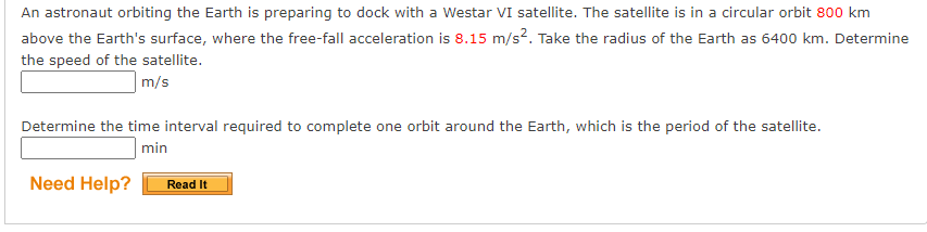 Solved An astronaut orbiting the Earth is preparing to dock | Chegg.com