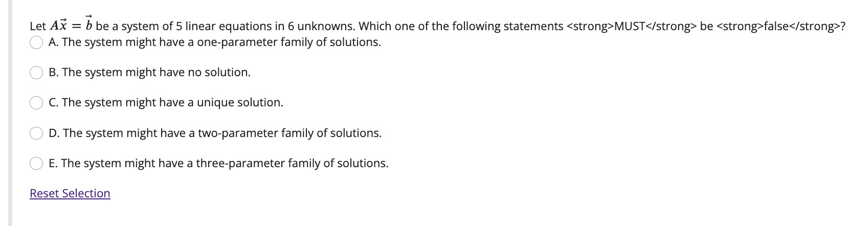 Solved Find the rank of ⎣⎡12−1−2−4236−3⎦⎤. A. 0 B. 2 C. 3 D. | Chegg.com