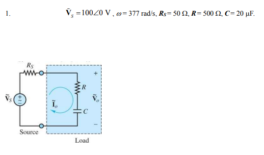 Solved a) Find the complex power for the load b) what is the | Chegg.com