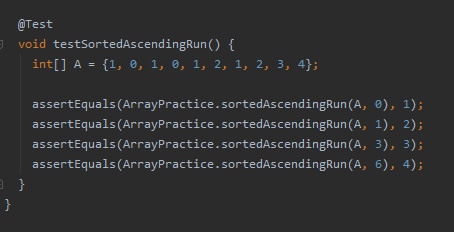 * Test of reverse method, of class ArrayPractice. | Chegg.com