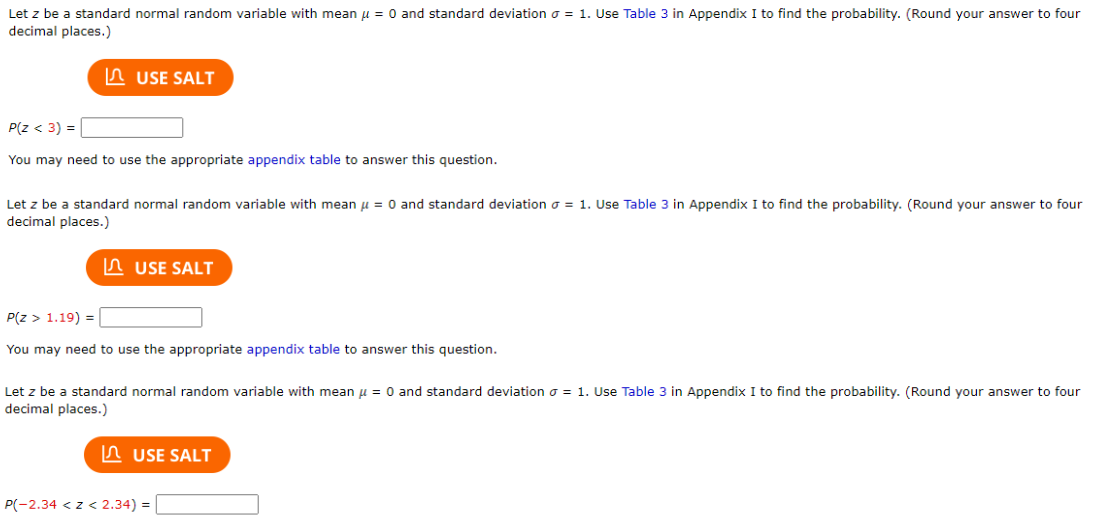 Solved Let z ﻿be a standard normal random variable with mean | Chegg.com