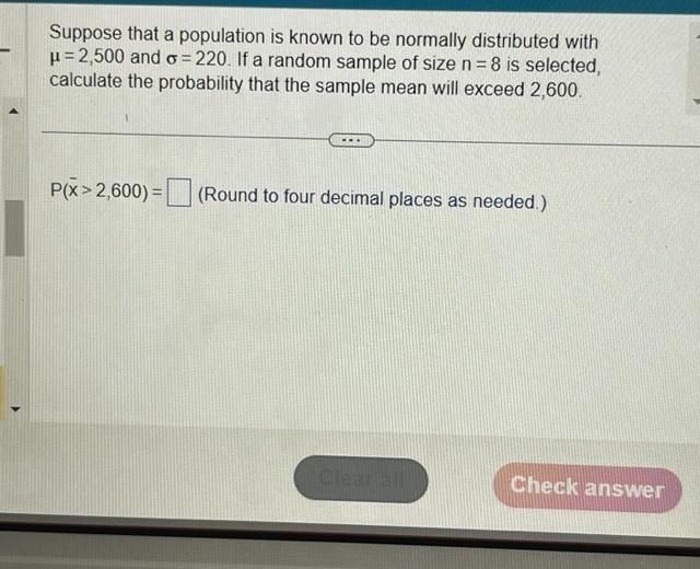 Solved Suppose that a population is known to be normally | Chegg.com