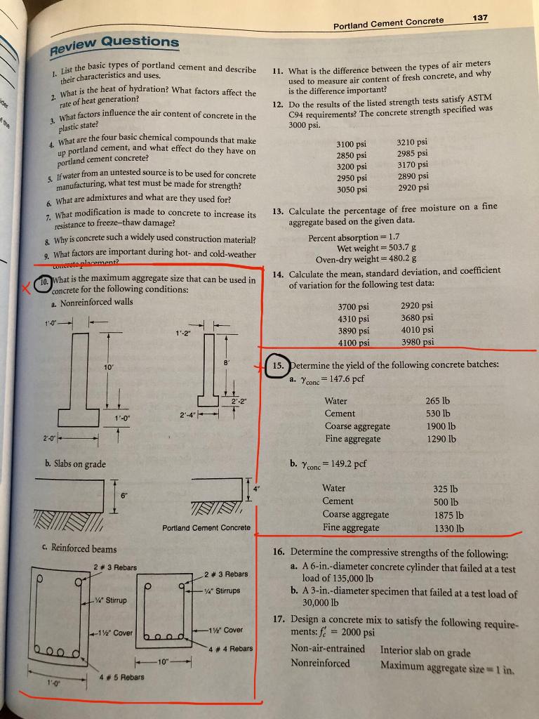 Solved Questions 10 and 15, need help solving these | Chegg.com