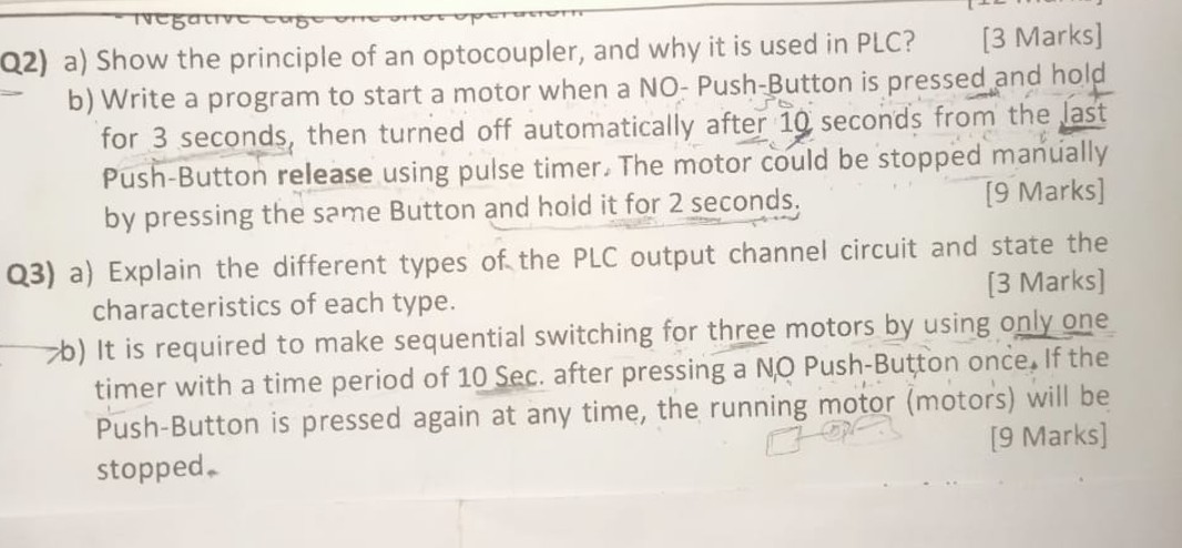 Solved Q2) ﻿a) ﻿Show the principle of an optocoupler, and | Chegg.com