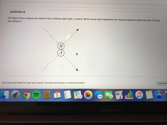 Solved QUESTION 15 The figure below depicts the paths of two | Chegg.com