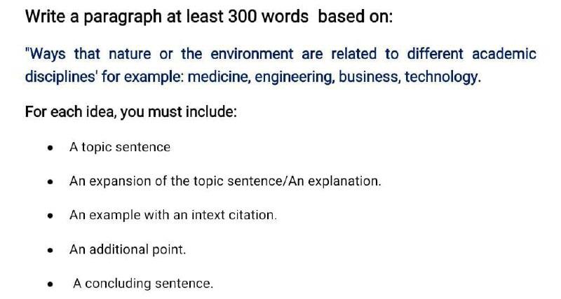 Solved Write a paragraph at least 300 words based on: "Ways | Chegg.com