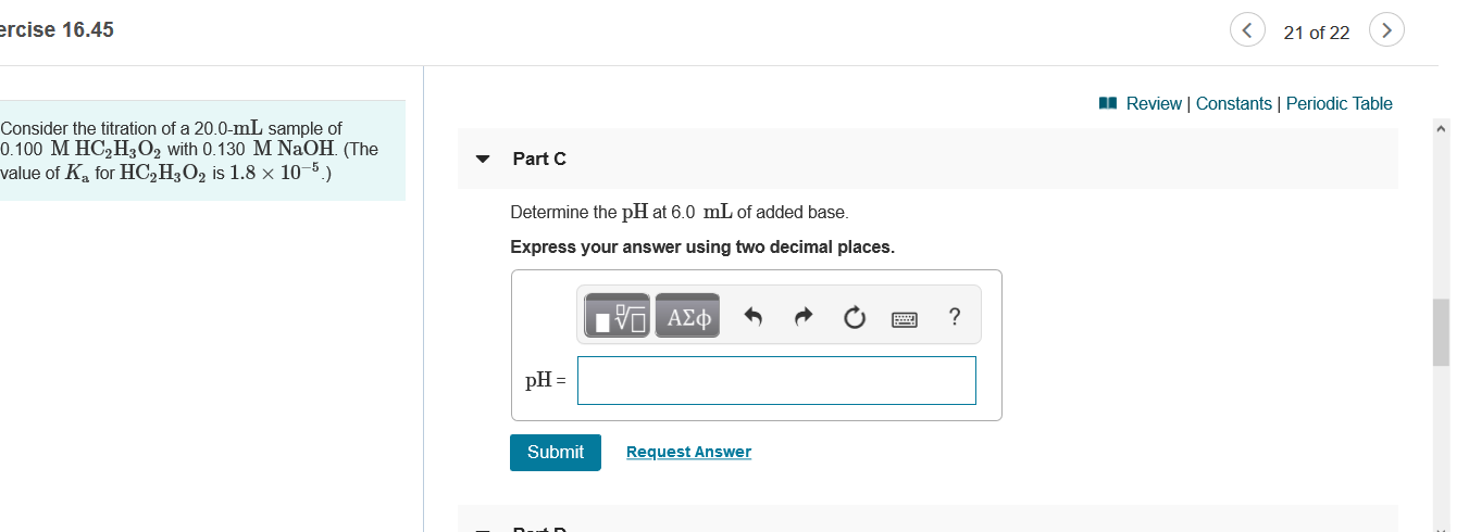 Solved MI Review Constants Periodic Table Consider the | Chegg.com