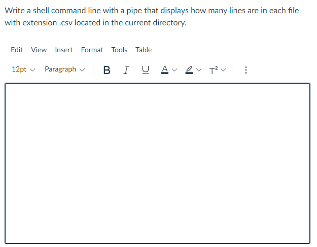 Solved Write A Bash Command Line Using Find That Finds And