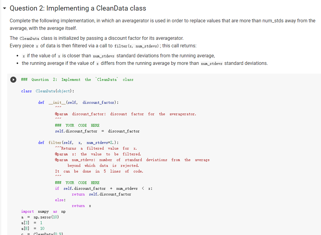 Solved Question 3: Build the class MotionDetection. ### | Chegg.com