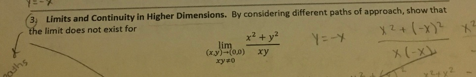 Solved 3 Limits And Continuity In Higher Dimensions By Chegg