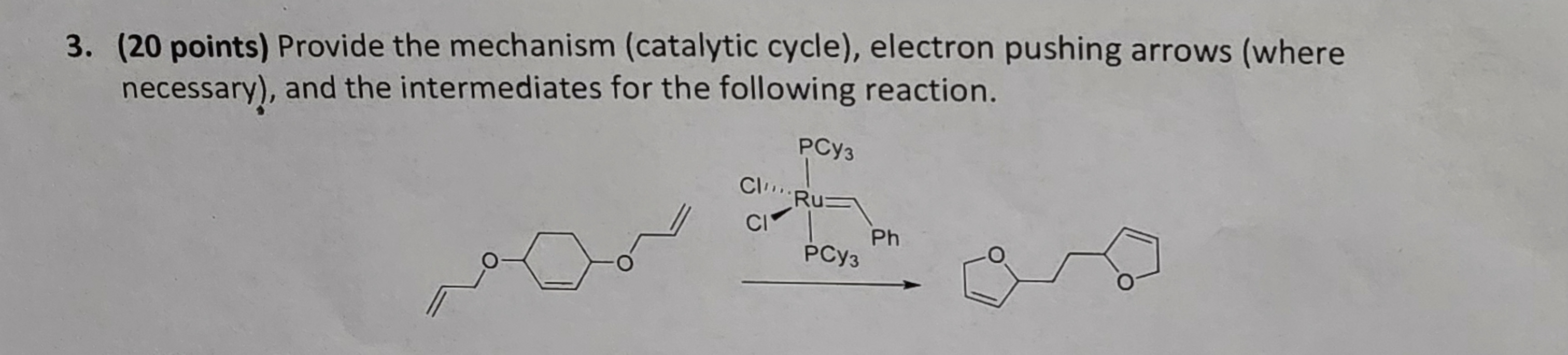 Solved Provide the mechanism (catalytic cycle), ﻿electron | Chegg.com