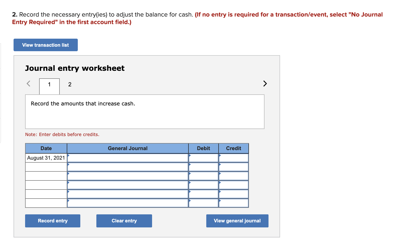 Solved Exercise 4 10A Calculate The Balance Of Cash Using A Chegg