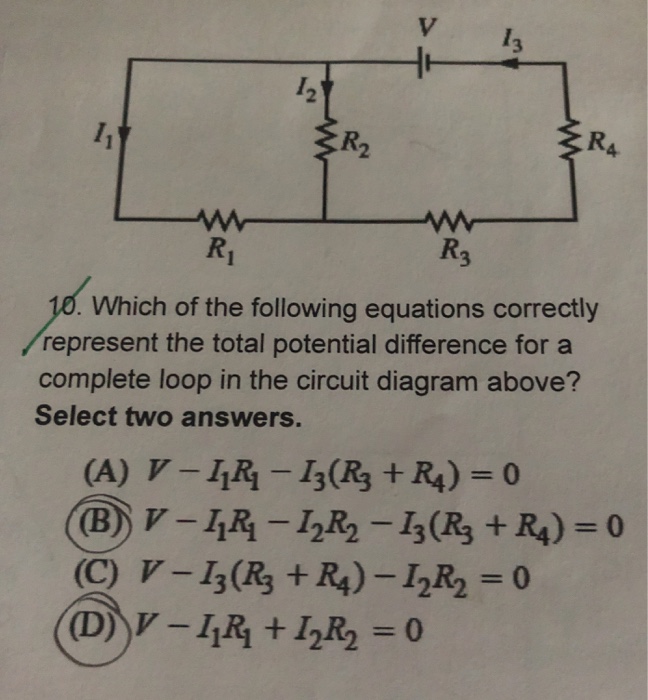 Solved Which of the following equations correctly represent | Chegg.com