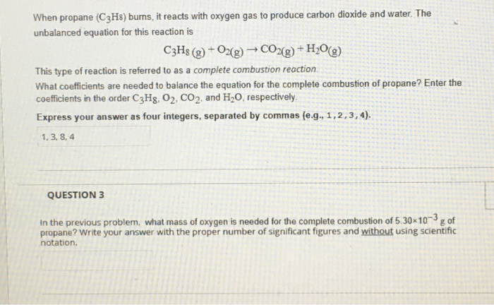 Best Propane Plus Oxygen Aqa Maths Formula Book
