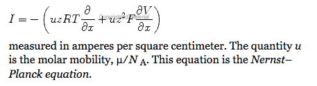 Solved Use the linear Nernst-Planck equation (1st equation | Chegg.com