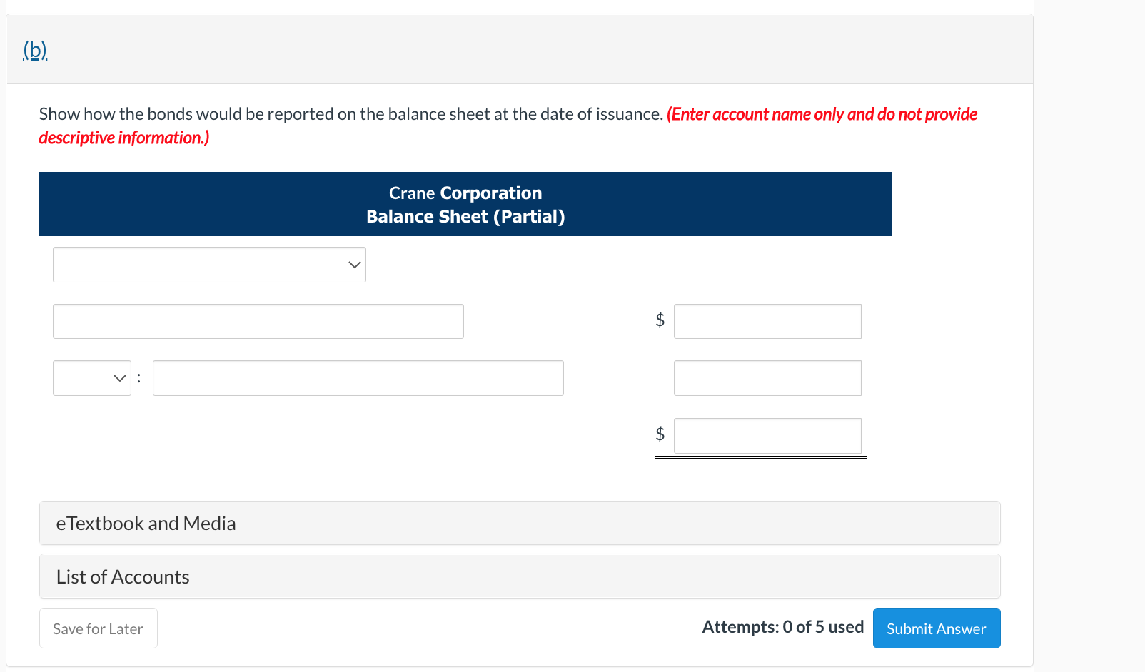 Solved Prepare the journal entry to record the issuance of | Chegg.com