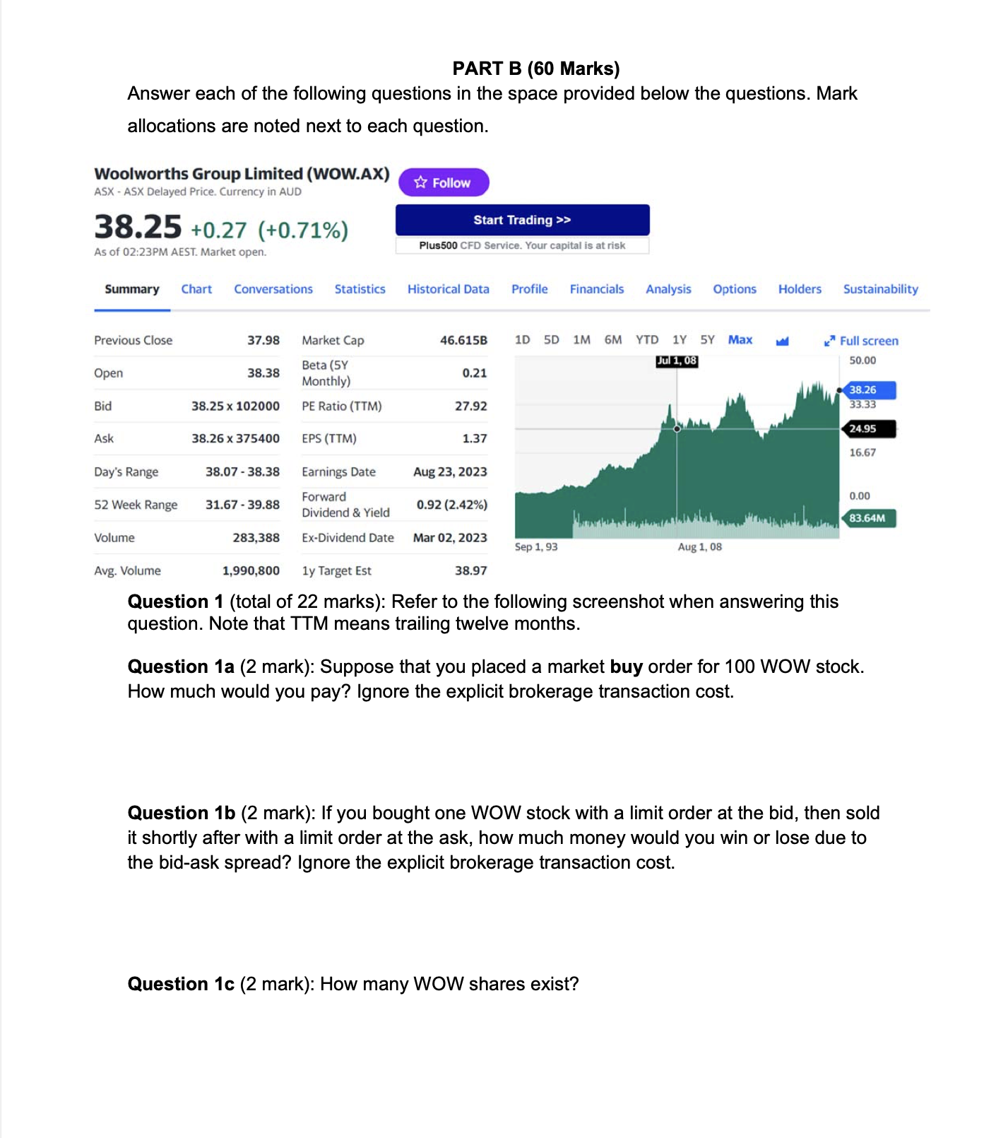 PART B (60 Marks) Answer each of the following | Chegg.com