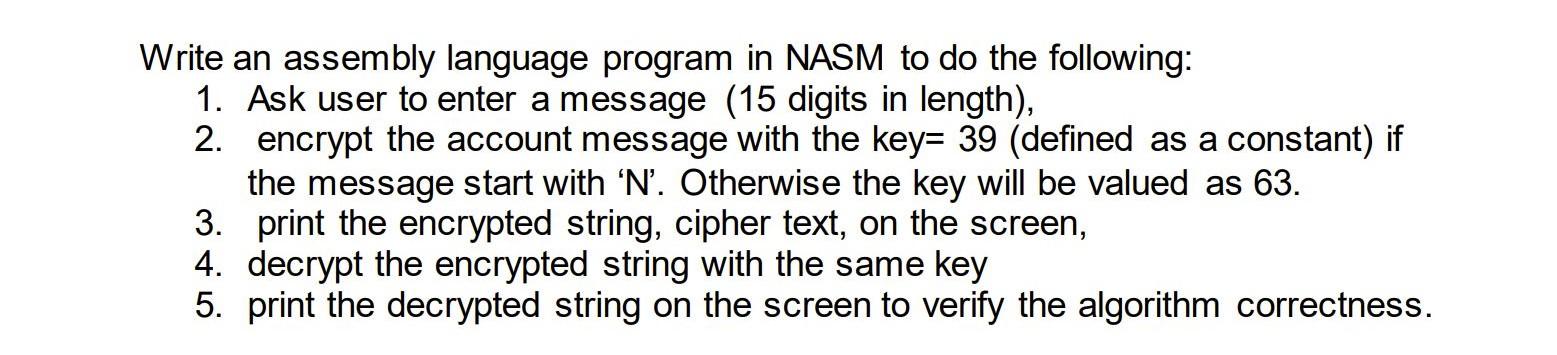 in EMU8086 do the following, a snippet of the code | Chegg.com