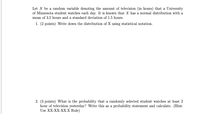 Solved Let X be a random variable denoting the amount of | Chegg.com