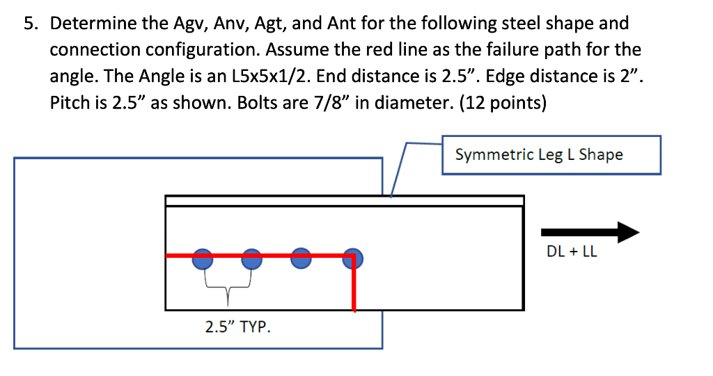 Solved 5. Determine the Agv, Anv, Agt, and Ant for the | Chegg.com