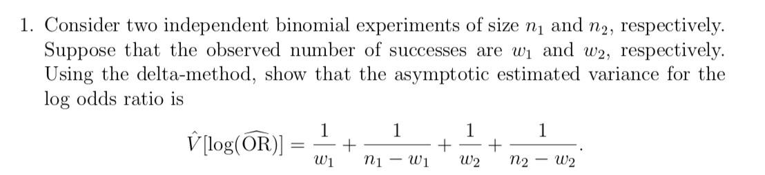 1. Consider two independent binomial experiments of | Chegg.com 1. Consider two independent binomial experiments of | Chegg.com