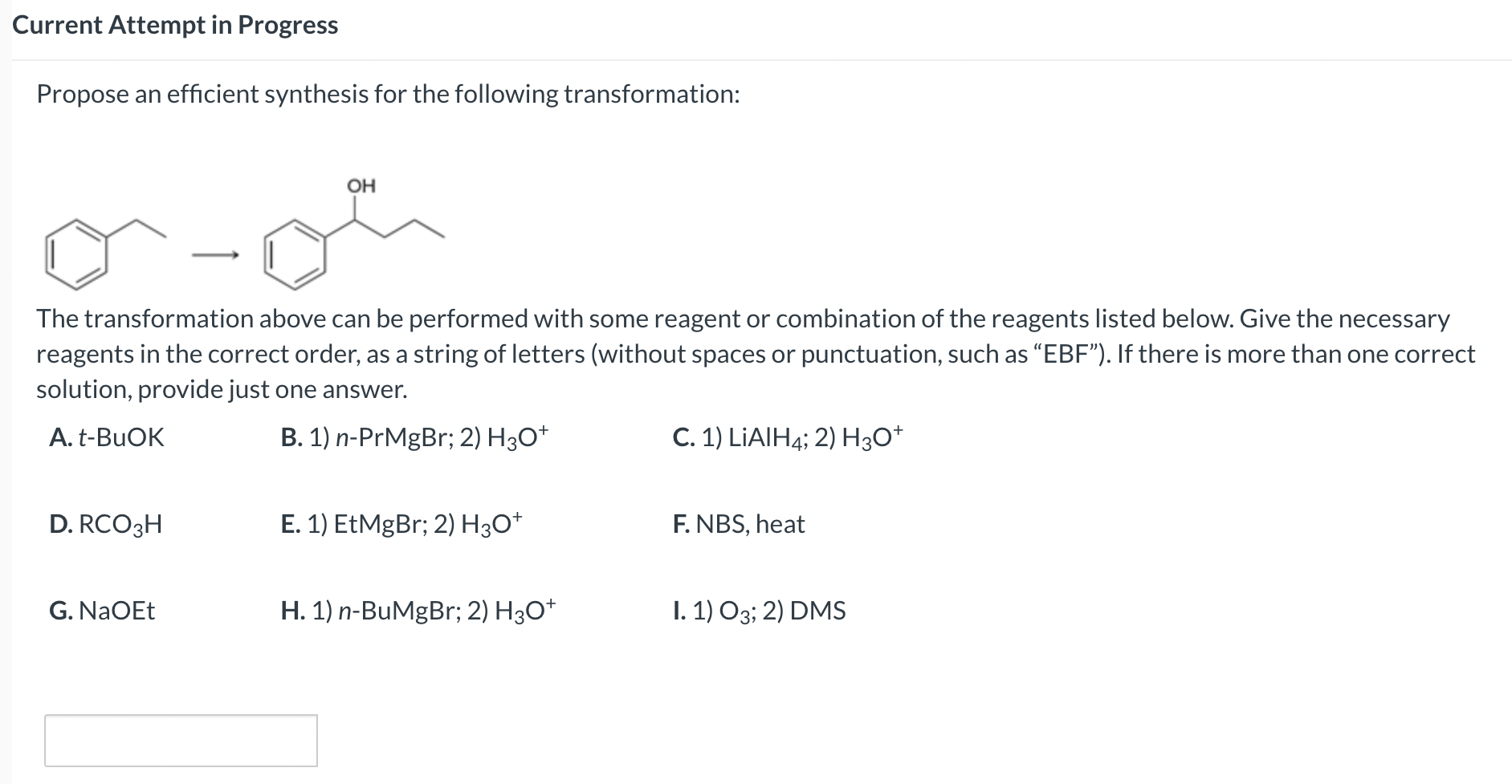 Solved Propose an efficient synthesis for the following | Chegg.com